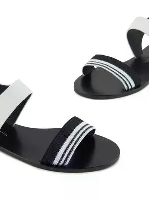 Giorgio Armani Stripe-detail Sandals