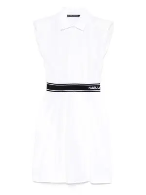 Karl Lagerfeld Polo Mini Dress - White