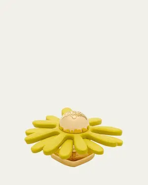 Loewe Flower Pin - Yellow