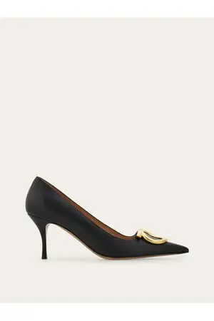 FERRAGAMO Maxi Gancini Pumps - Black