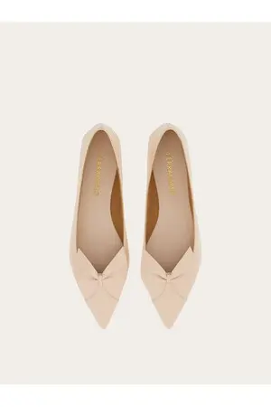 FERRAGAMO Soft Bow Ballet Flat - Pink