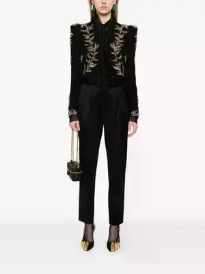 M.MARQUISE Karin Embellished Blazer - Black