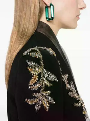 M.MARQUISE Karin Embellished Blazer - Black