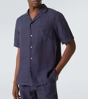 Thom Sweeney Linen Shirt - Blue