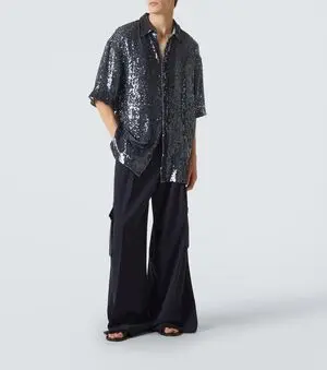 Dries Van Noten Sequined Shirt