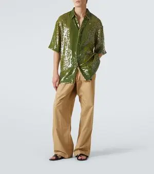 Dries Van Noten Sequined Shirt