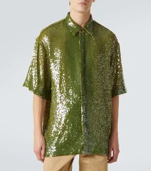Dries Van Noten Sequined Shirt
