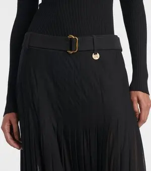 Burberry Pleated Maxi Skirt