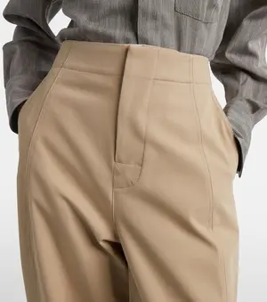 Bottega Veneta Cotton Twill Wide-leg Pants