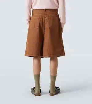 JW Anderson Denim Shorts - Brown