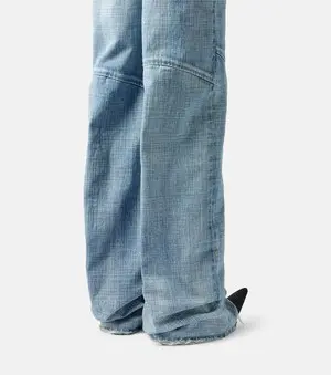Balenciaga Flex 90 Denim Pantaboots