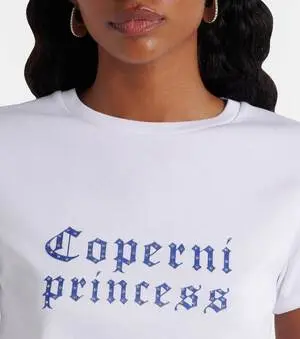 Coperni X Disney Princess Cotton Jersey T-shirt - White