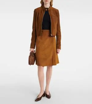 GIANVITO ROSSI Patent Leather Leopard Print Ballet Flats - Brown