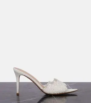 GIANVITO ROSSI Yvonne 85 Lace Sandals