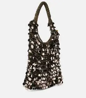 JW Anderson Sequined Mesh Tote Bag