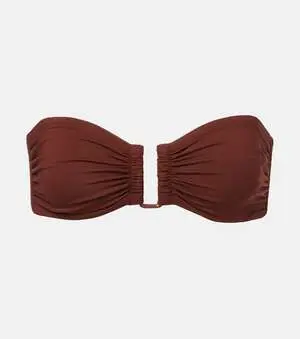 ERES Show Bandeau Bikini Top - Brown