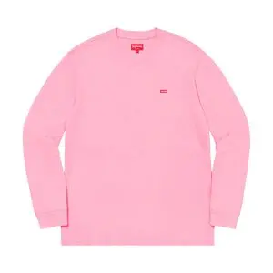 Supreme Small Box Long-sleeve Tee - Pink