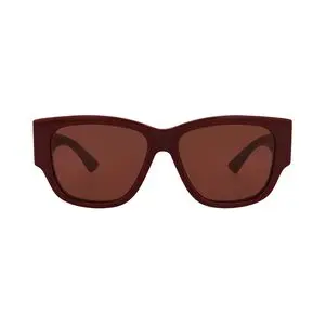 Bottega Veneta Square Sunglasses - Red