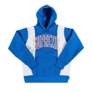 Supreme Paneled Arc Hooded Sweatshirt - Blue
