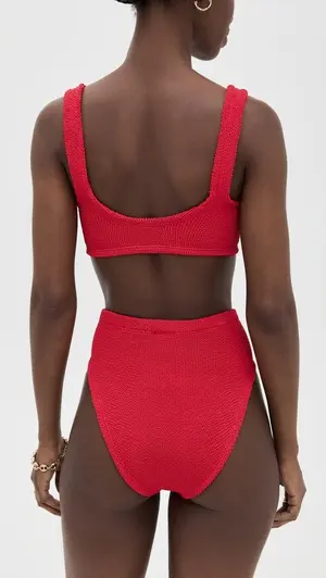 Hunza G Patricia Bikini Set - Red