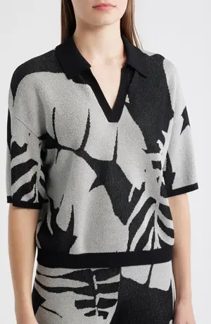 525 America Palm Tree Polo Sweater