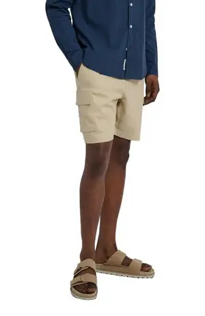 Onia Stretch Linen Cargo Short