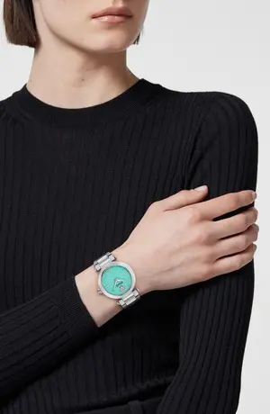 Versace Greek Bracelet Watch - Stainless Steel