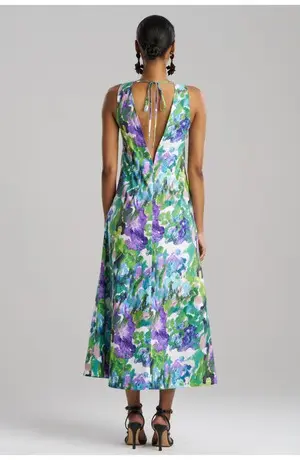 Natori Ayame V-neck Maxi Dress - Multi