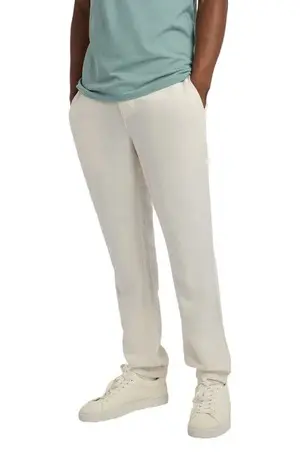 Onia Button Front Elastic Linen Pant
