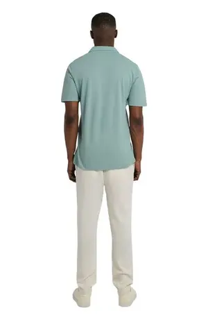 Onia Button Front Elastic Linen Pant