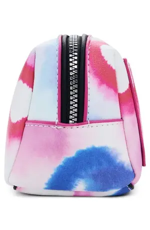 Desigual Faux Leather Wristlet - Fuchsia