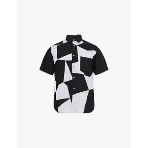 Comme Des Garçons Patchwork Short-sleeve Woven Shirt