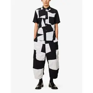 Comme Des Garçons Patchwork Short-sleeve Woven Shirt