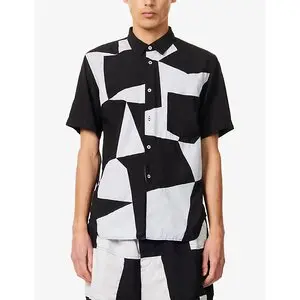 Comme Des Garçons Patchwork Short-sleeve Woven Shirt