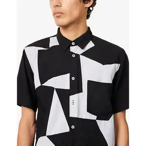 Comme Des Garçons Patchwork Short-sleeve Woven Shirt
