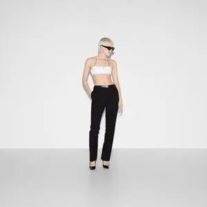 Gucci Sparkling Jersey Bikini With Chain Detail