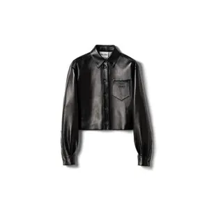 Miu Miu Plongé Nappa Leather Shirt