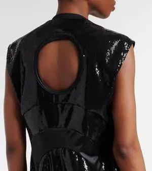 Junya Watanabe Sequined Midi Dress