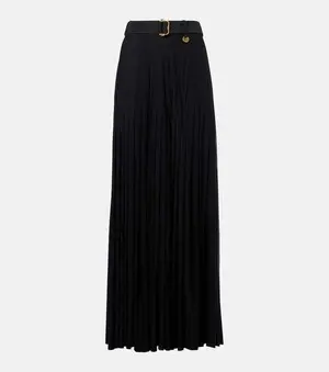 Burberry Pleated Maxi Skirt