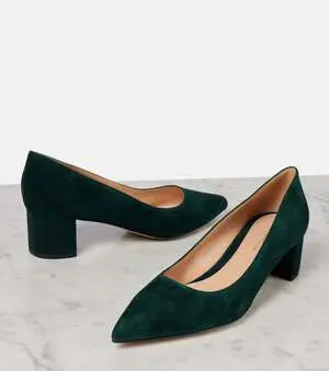 GIANVITO ROSSI Piper 45 Suede Pumps