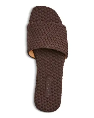 NAGHEDI St. Barths Slide Sandals - Brown