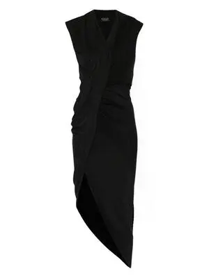 Balenciaga Draped Midi Dress