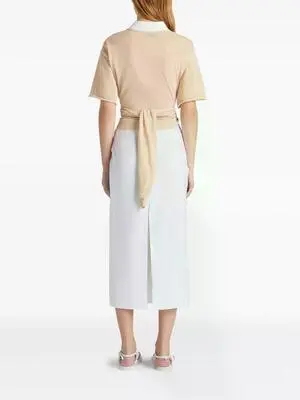 Ports 1961 Wrap Polo Top - Neutrals