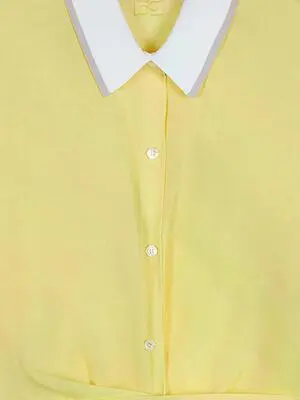 Ports 1961 Wrap Polo Top - Yellow