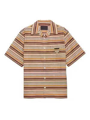Prada Striped Bowling Shirt