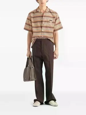 Prada Striped Bowling Shirt
