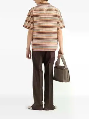 Prada Striped Bowling Shirt