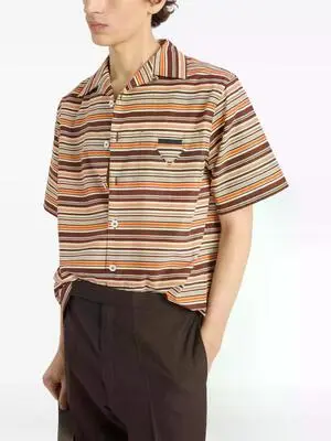 Prada Striped Bowling Shirt