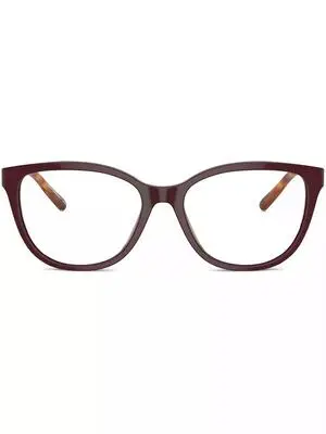 Emporio Armani Butterfly-frame Eyeglasses - Red