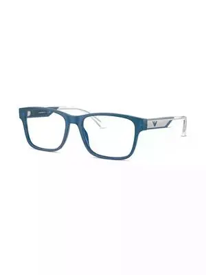Emporio Armani Square Frame Eyeglasses - Blue
